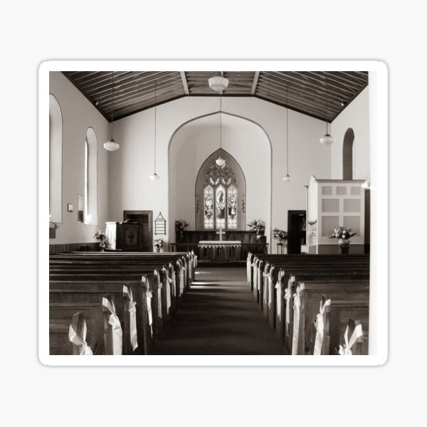 "St Luke Anglican Church, Richmond, Tasmania" Sticker by DPalmer ...