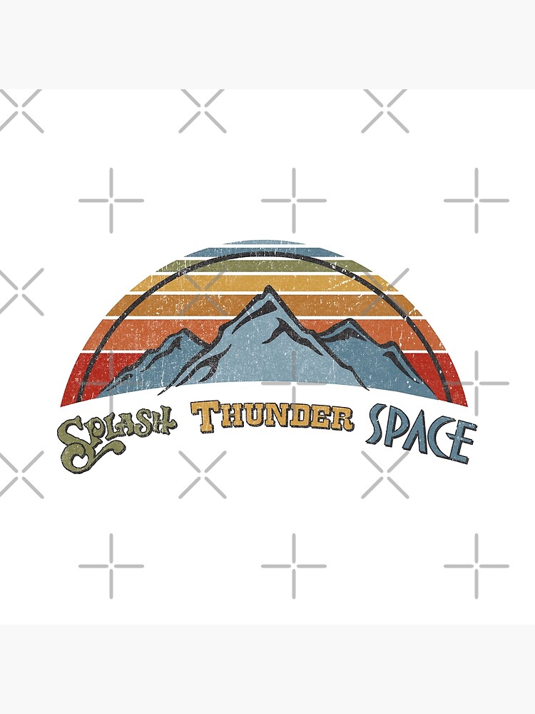 "Splash Thunder Space - Conquer the Magic Kingdom mountains" Poster by ...