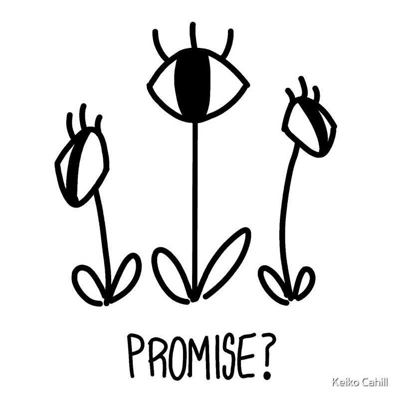 "Promise? (no background)" by Keiko Cahill | Redbubble