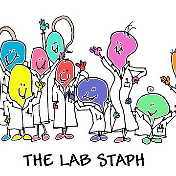 "Lab Staph" Sticker for Sale by tractor-doug | Redbubble
