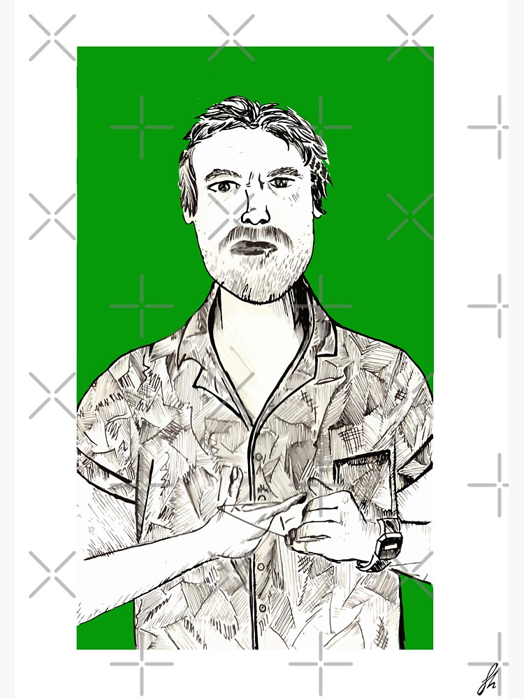 "Stranger Things // Hopper " Sticker by damnfinecuppa | Redbubble