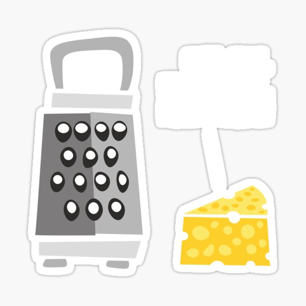 Cheese Grater Stickers | Redbubble