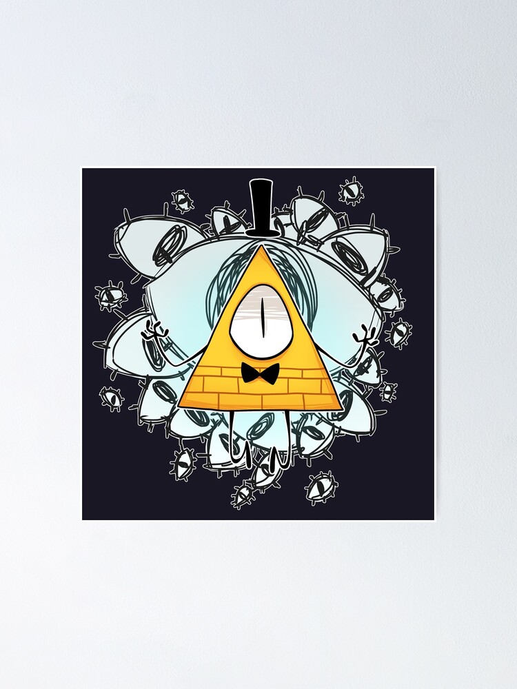 "Bill Cipher" Poster for Sale by CharrChan | Redbubble