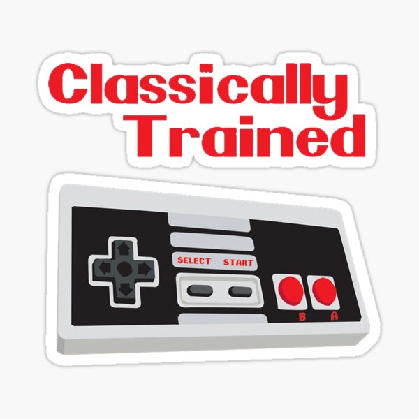 "Classically Trained" Sticker for Sale by lottgloria | Redbubble
