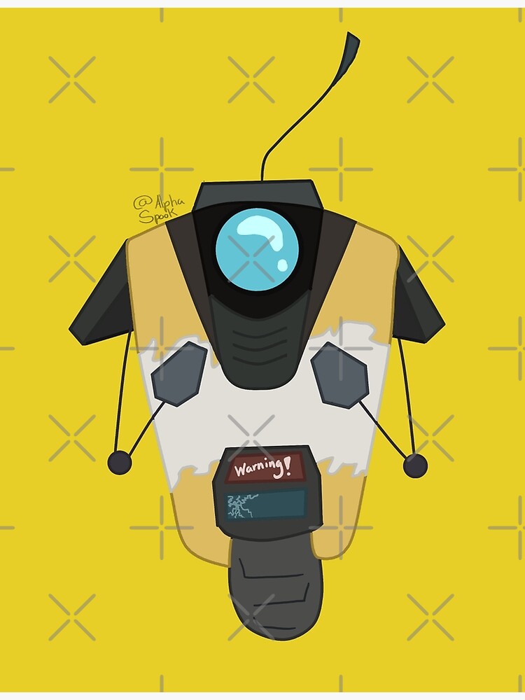 "Claptrap #2 w/o outline" Art Print for Sale by AlphaSpook | Redbubble