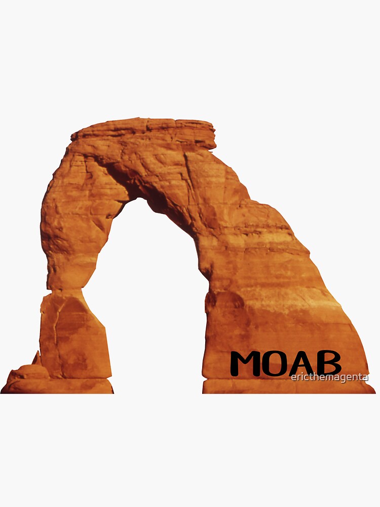 "Moab Utah Arches National Park Delicate Arch" Sticker for Sale by ...