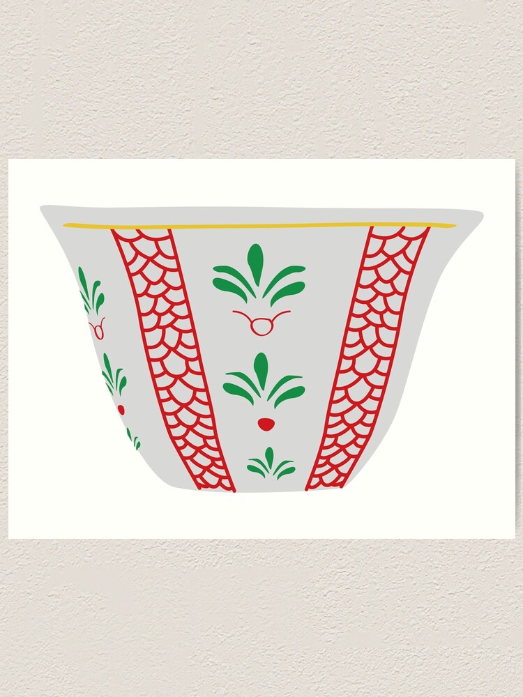 "Arabic coffee finjal " Art Print for Sale by j1-nora | Redbubble