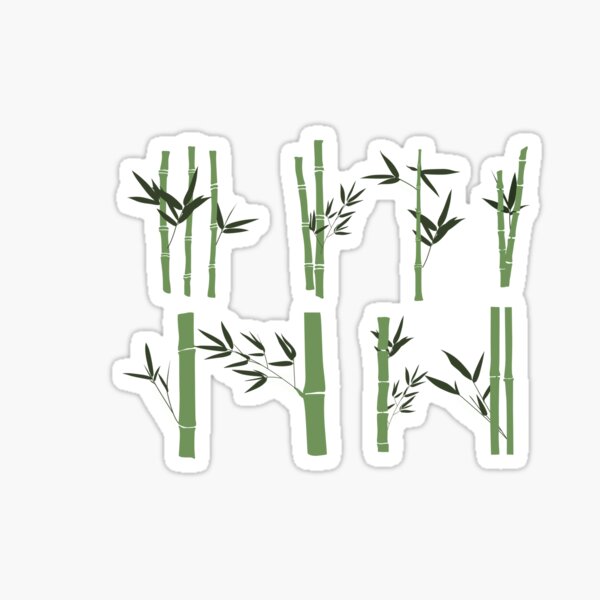 "Bamboo Sticker Pack" Sticker for Sale by meursaultdesign | Redbubble