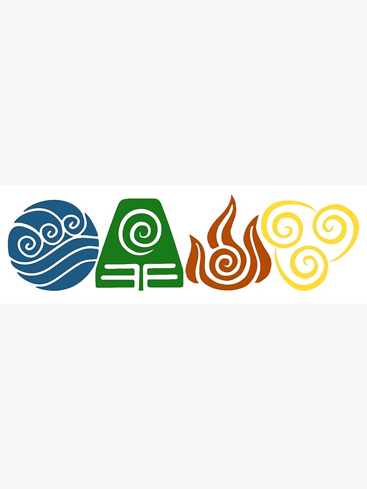 "Water, Earth, Fire, Air" Poster by kaylakirkendall | Redbubble