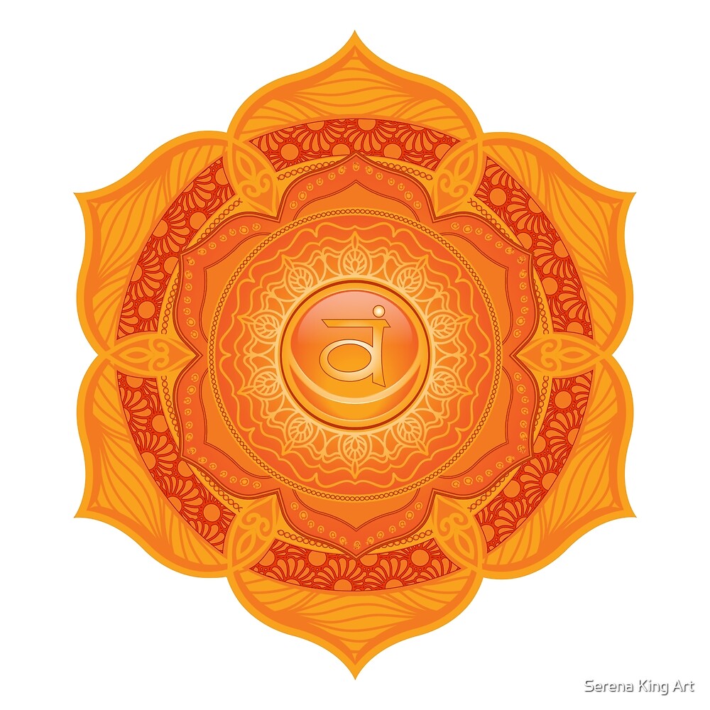 "Sacral Mandala Chakra" by Serena King | Redbubble