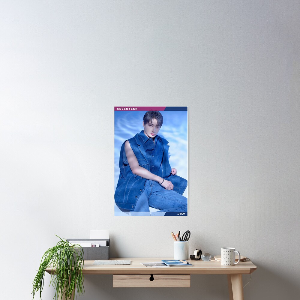 "SEVENTEEN HIT JUN" Poster by SVTEMPORIUM | Redbubble