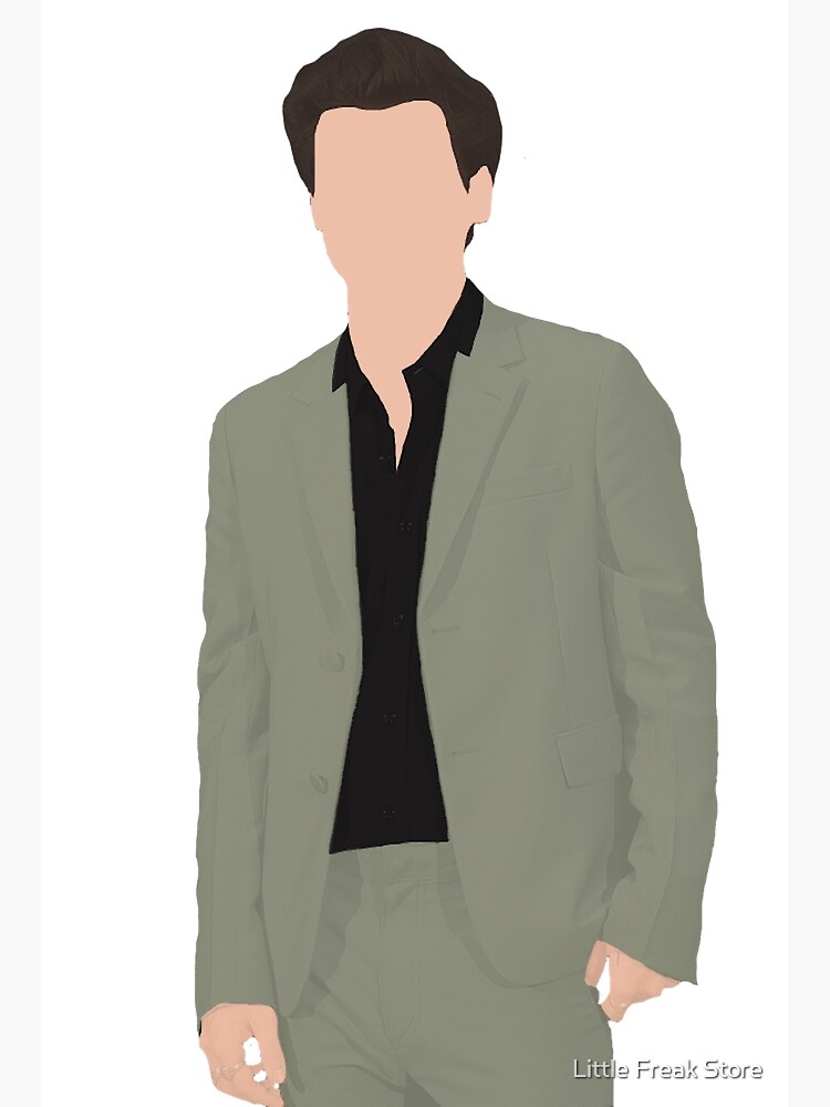 "Harry Styles Green Suit" Poster by christiiina | Redbubble