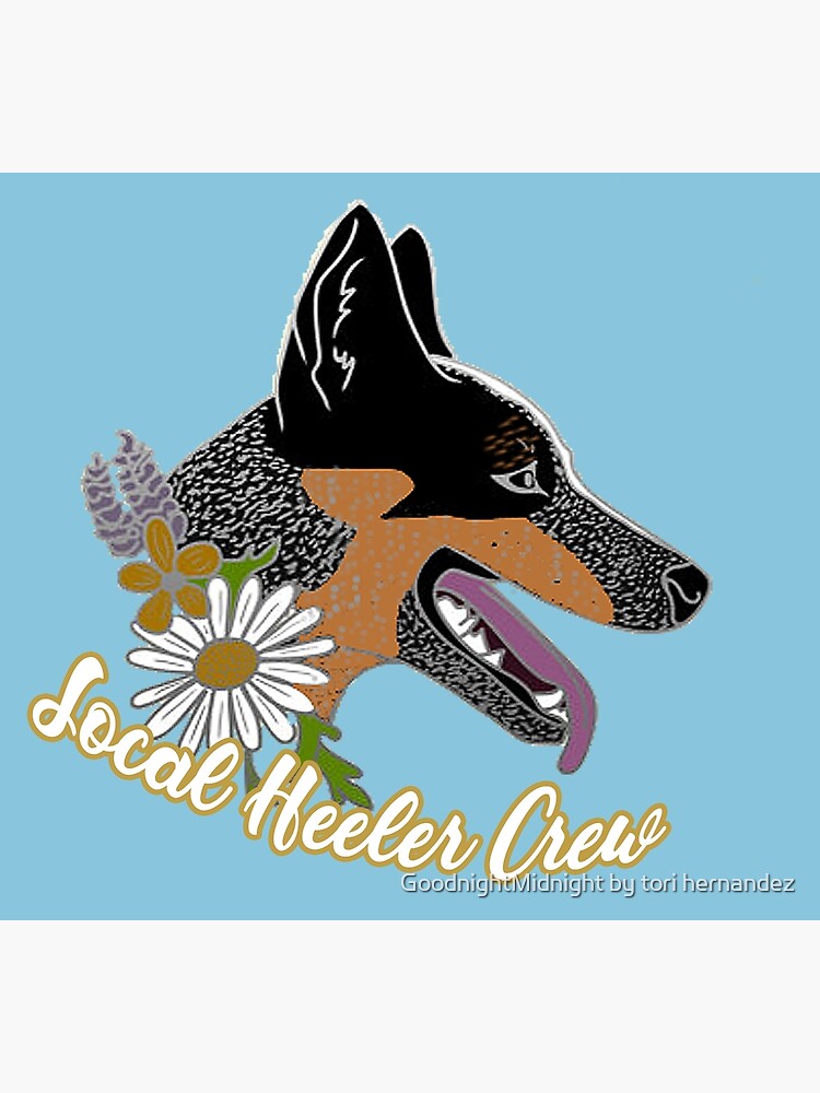 "Socal Heeler Crew (Tri Color Blue)" Poster by GMidnight-pet | Redbubble