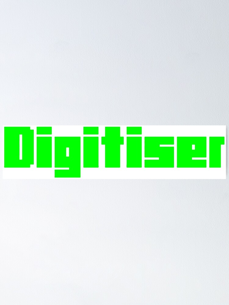 "Digitiser Classic Logo" Poster by Digitiser | Redbubble