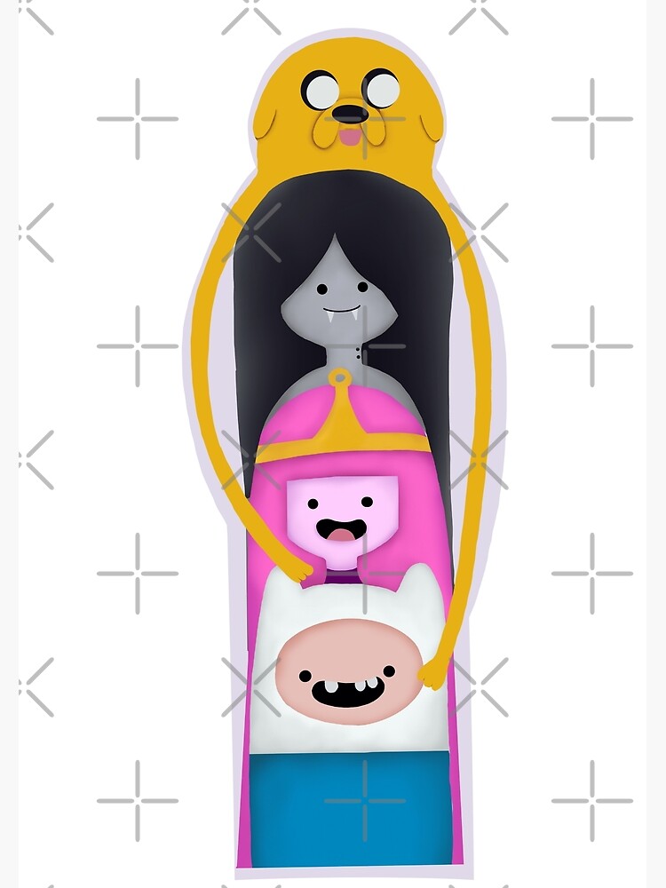 Friends Adventure Time FanArt Premium Matte Vertical Poster sold by ...