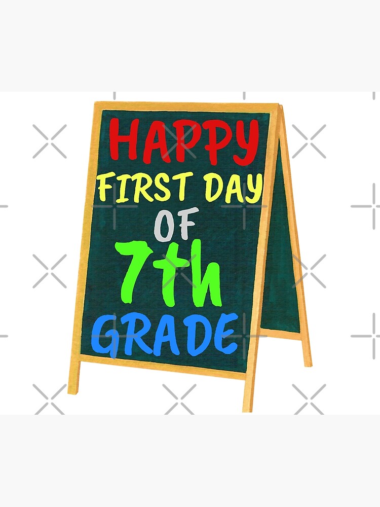 "Happy first day of seventh grade, 7th Grade Design Welcome back to ...