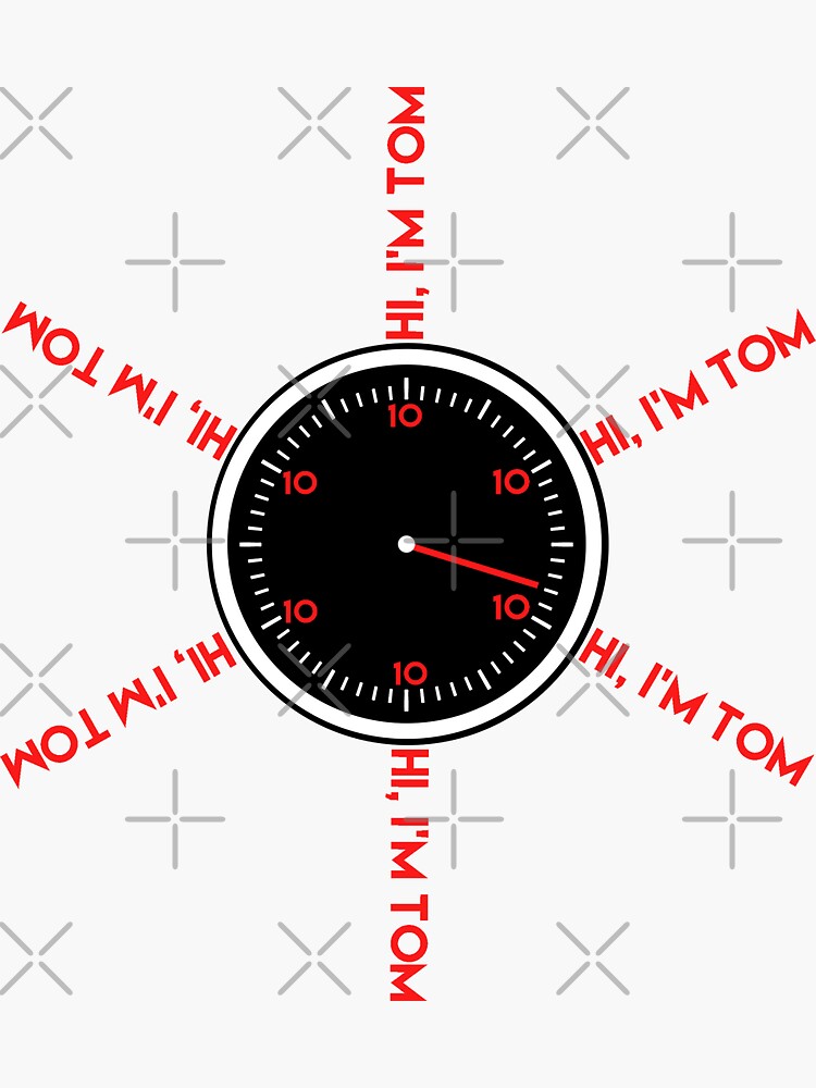 Pegatina «Diseño de Ten Second Tom 50 First Dates Movie Fan Art por ...