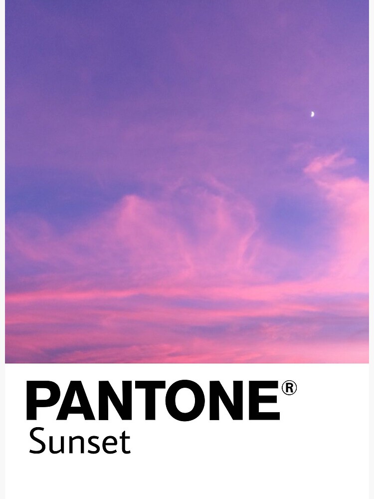 "Pantone Sunset" Canvas Print for Sale by 3Wang | Redbubble
