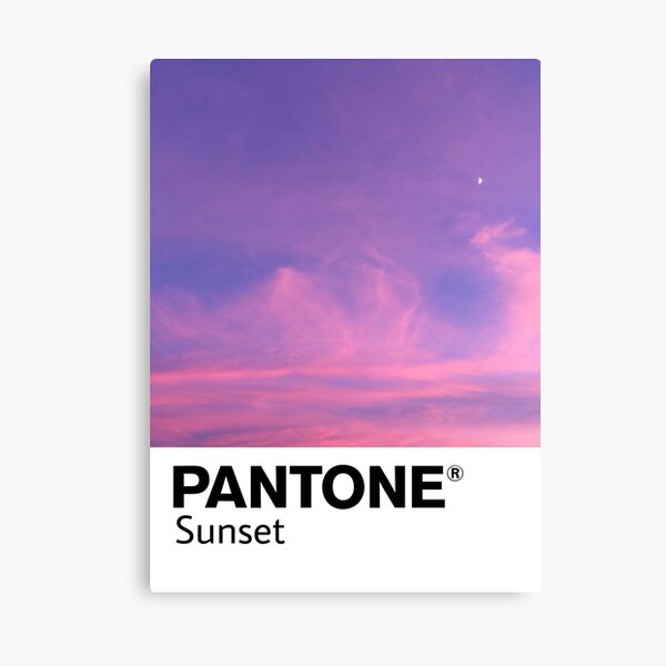 "Pantone Sunset" Canvas Print for Sale by 3Wang | Redbubble