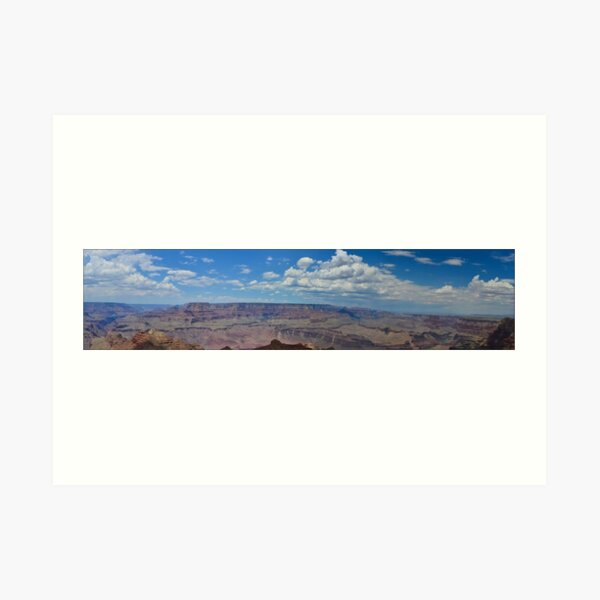 "Panographic photo of the Grand Canyon - South Rim" Art Print by ...