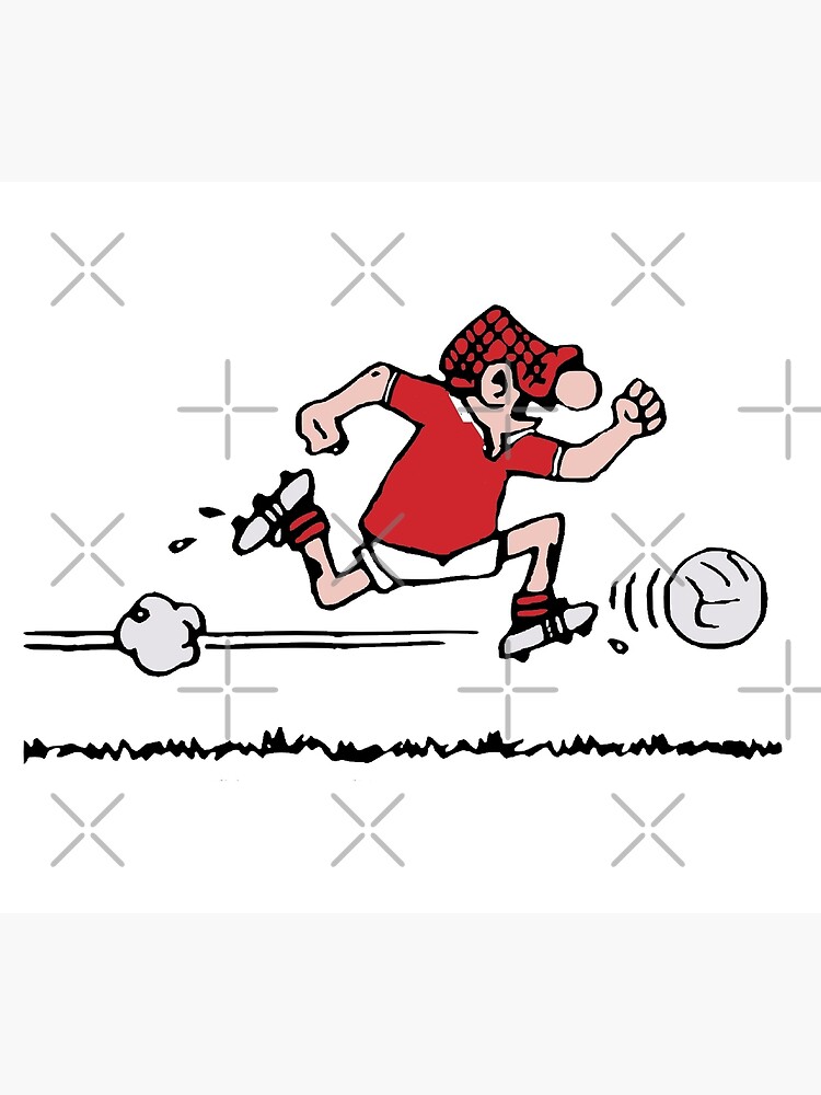 "ANDY CAPP FOOTBALL" Canvas Print by Whatamidoing20 | Redbubble
