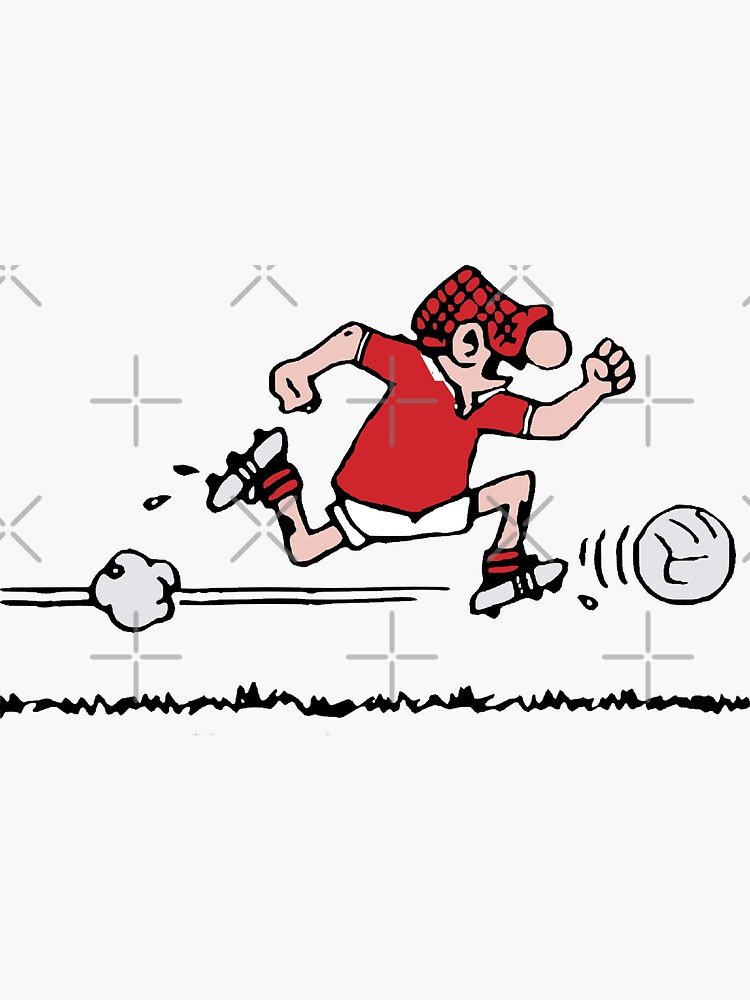 "ANDY CAPP FOOTBALL" Sticker for Sale by Whatamidoing20 | Redbubble