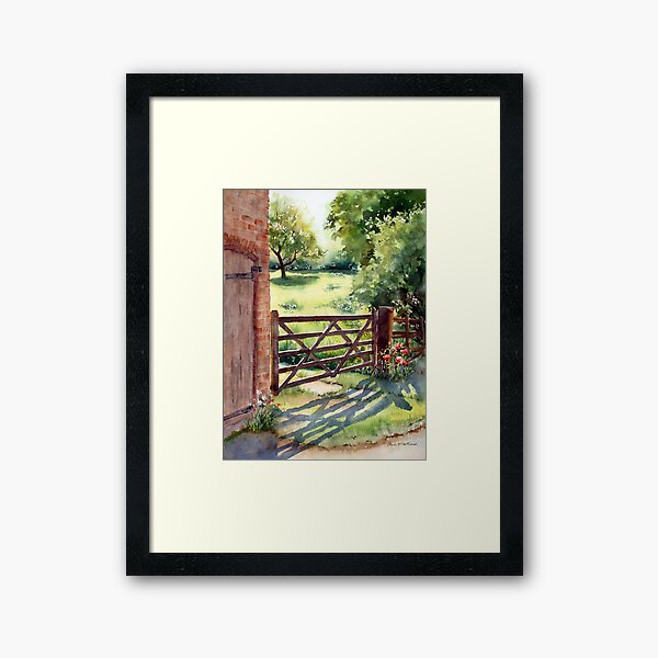 "Farm Gate" by Ann Mortimer | Redbubble