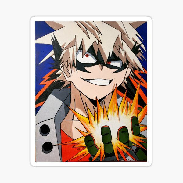 "Bakugo MHA" Sticker by Emily0727 | Redbubble