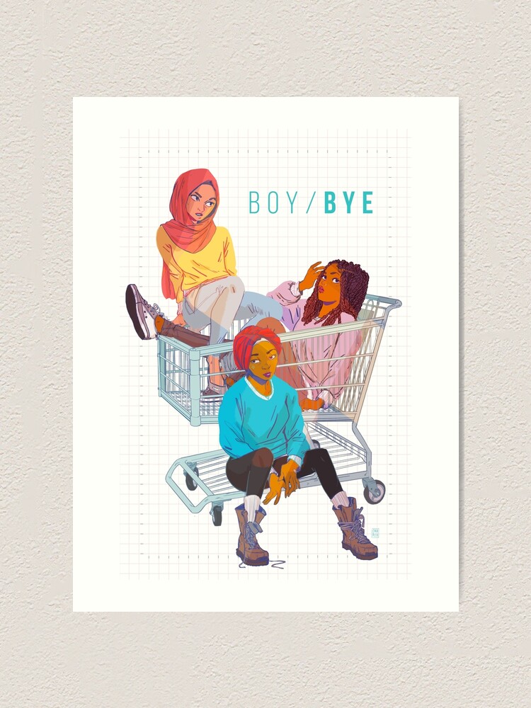 "BOY/BYE" Art Print for Sale by wardengrey | Redbubble