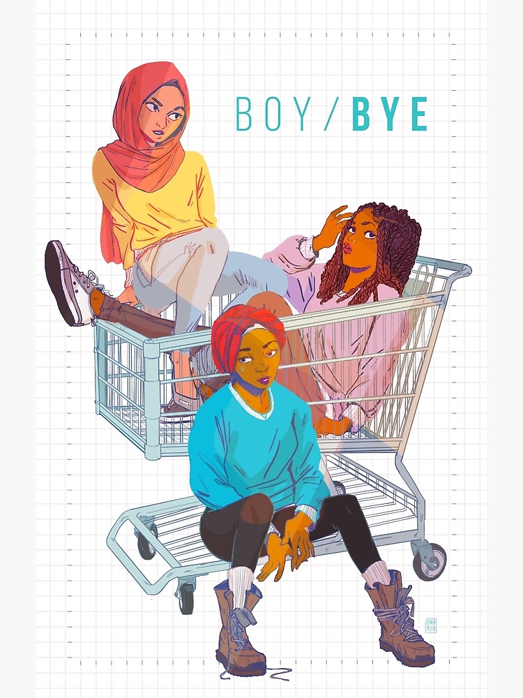 "BOY/BYE" Art Print for Sale by wardengrey | Redbubble