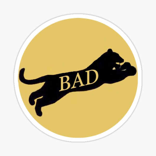 "Badgheera Logo" Sticker for Sale by monkfish- | Redbubble