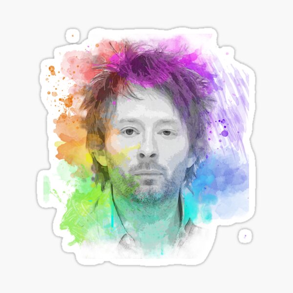 Thom Yorke Stickers | Redbubble