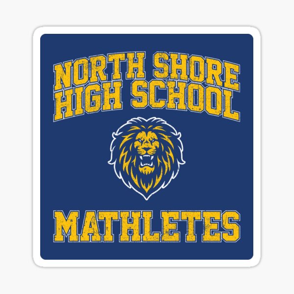 "North Shore High School Mathletes" Sticker for Sale by huckblade ...