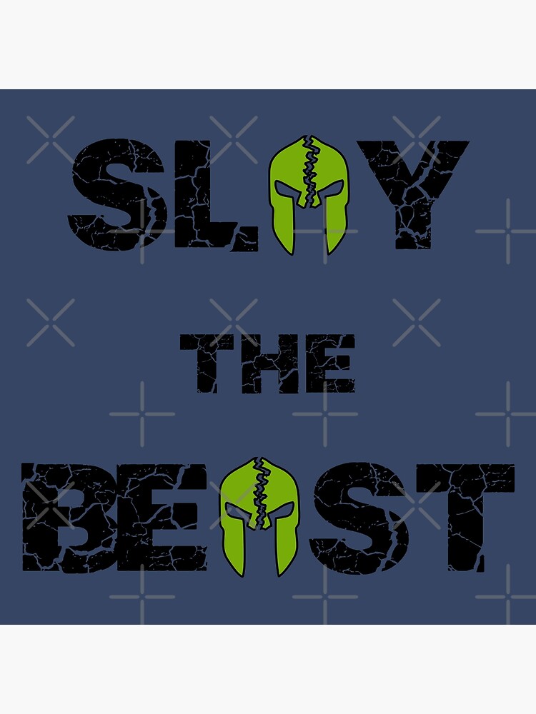 "Slay the beast" Poster for Sale by alessiofano | Redbubble