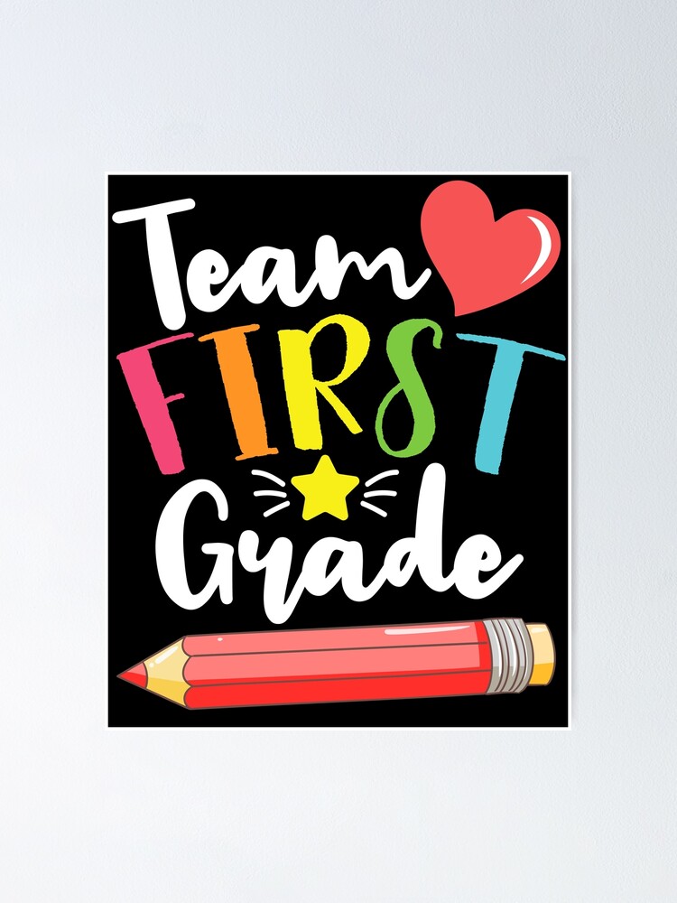 "Team First Grade Cute Back To School or First Day Of School Gift For ...