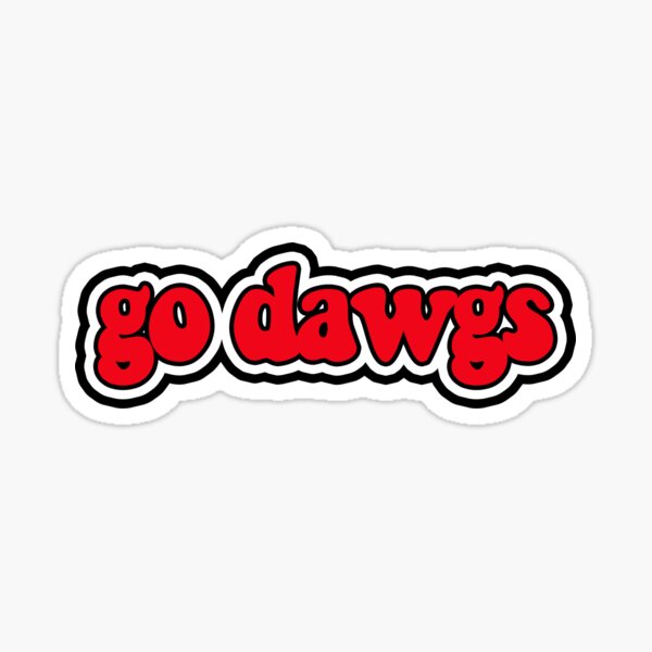 Go Dawgs Stickers | Redbubble