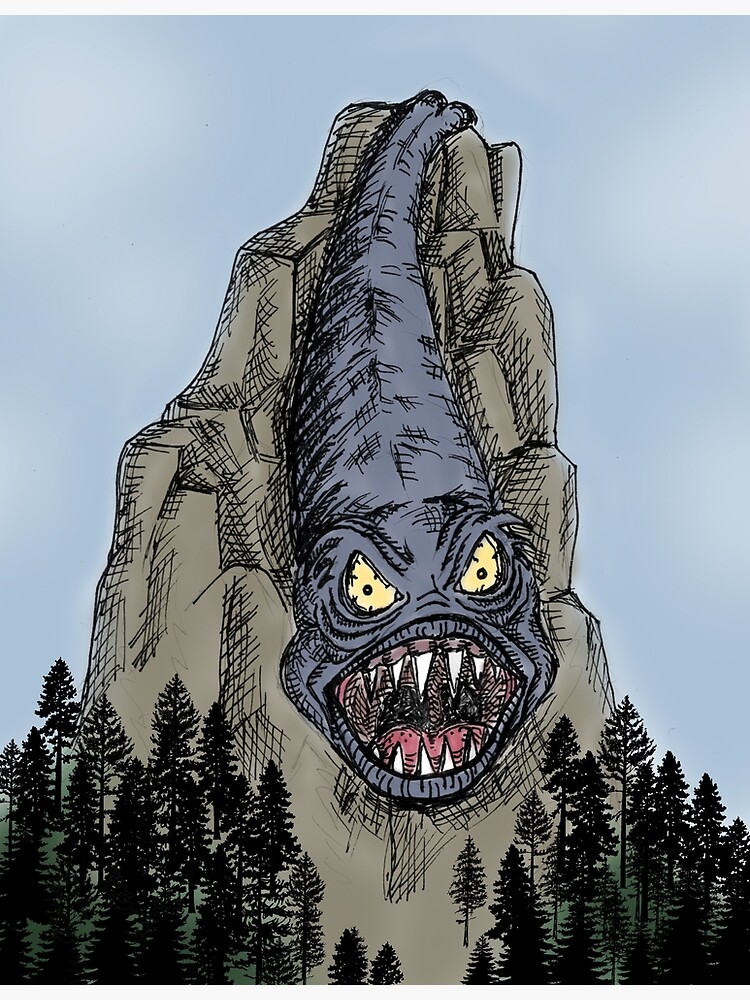 "The Slide Rock Bolter" Poster for Sale by emilywayland | Redbubble