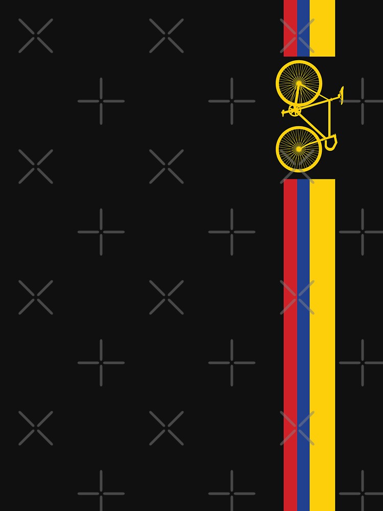 "Colombian Cycling Shirt Colombia Flag Colors Cyclist Gift" T-shirt for ...