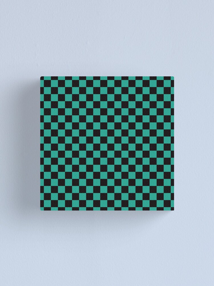 "Minimalist check pattern. checkered square, Green and black. Checkered ...