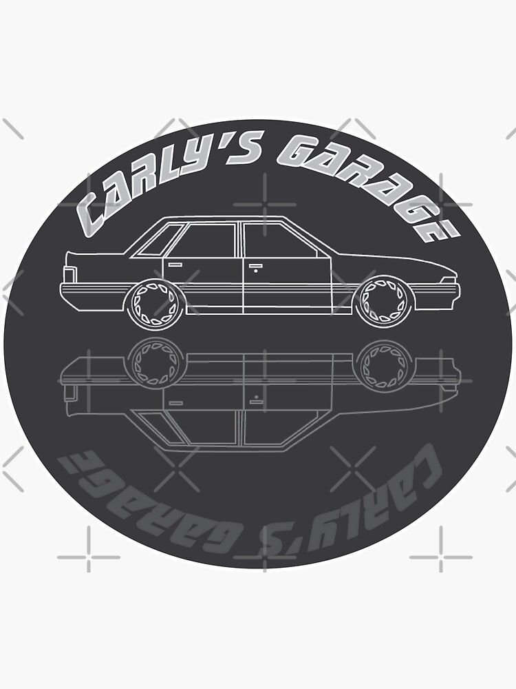"Carly's Garage VL Calais white" Sticker for Sale by CarlysGarage ...