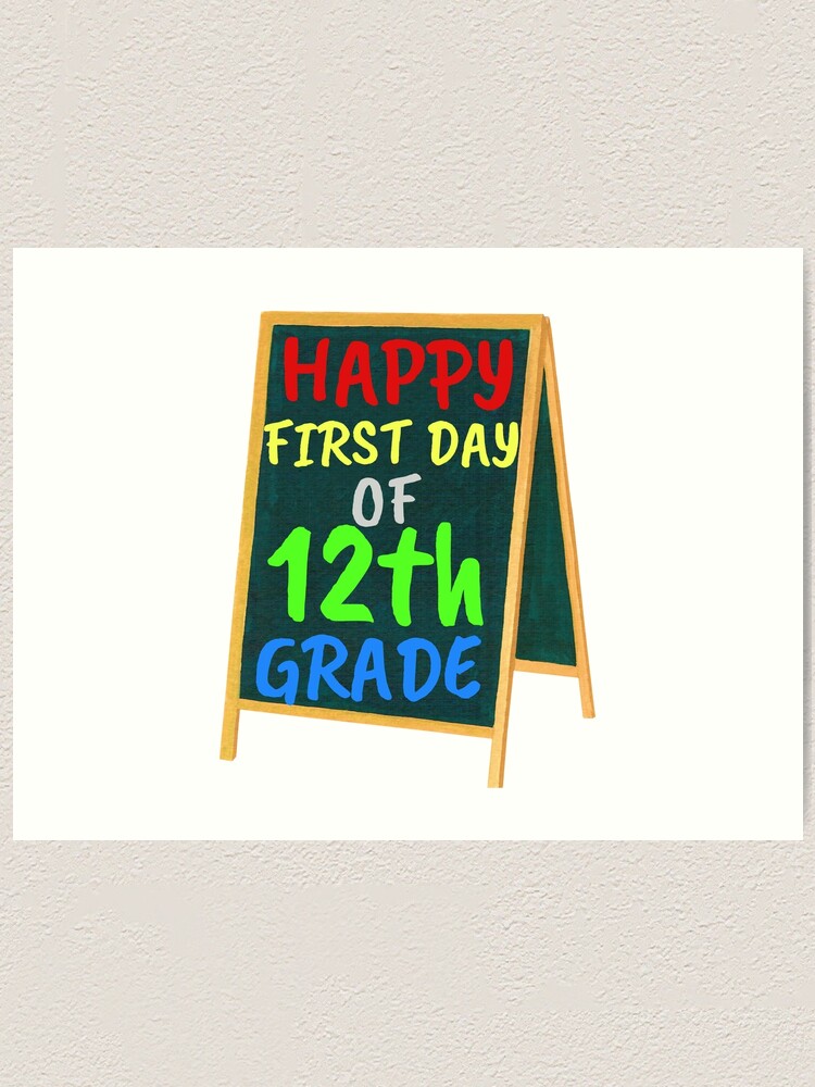 "Happy first day of twelfth grade, 12th Grade Design Welcome back to ...