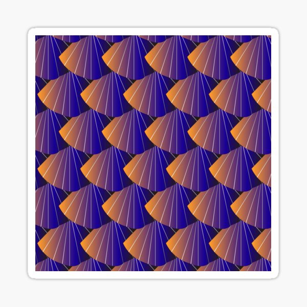 "Ocean Magic Orange Fish Scales" Sticker for Sale by srebonau | Redbubble