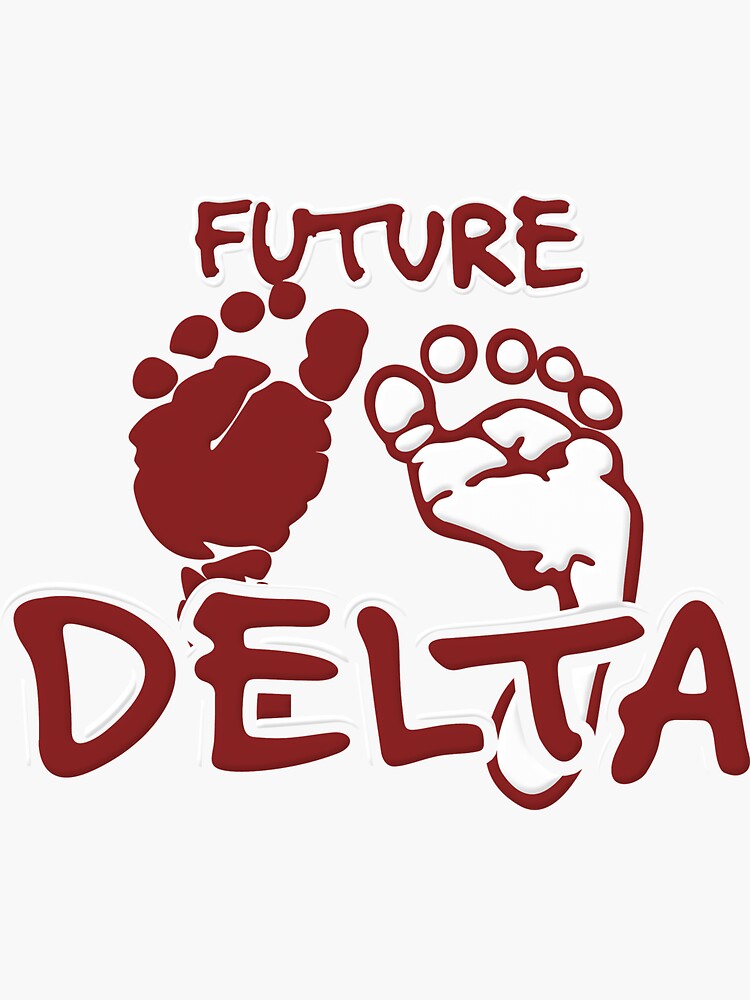 "Future Delta" Sticker by StarFungus | Redbubble