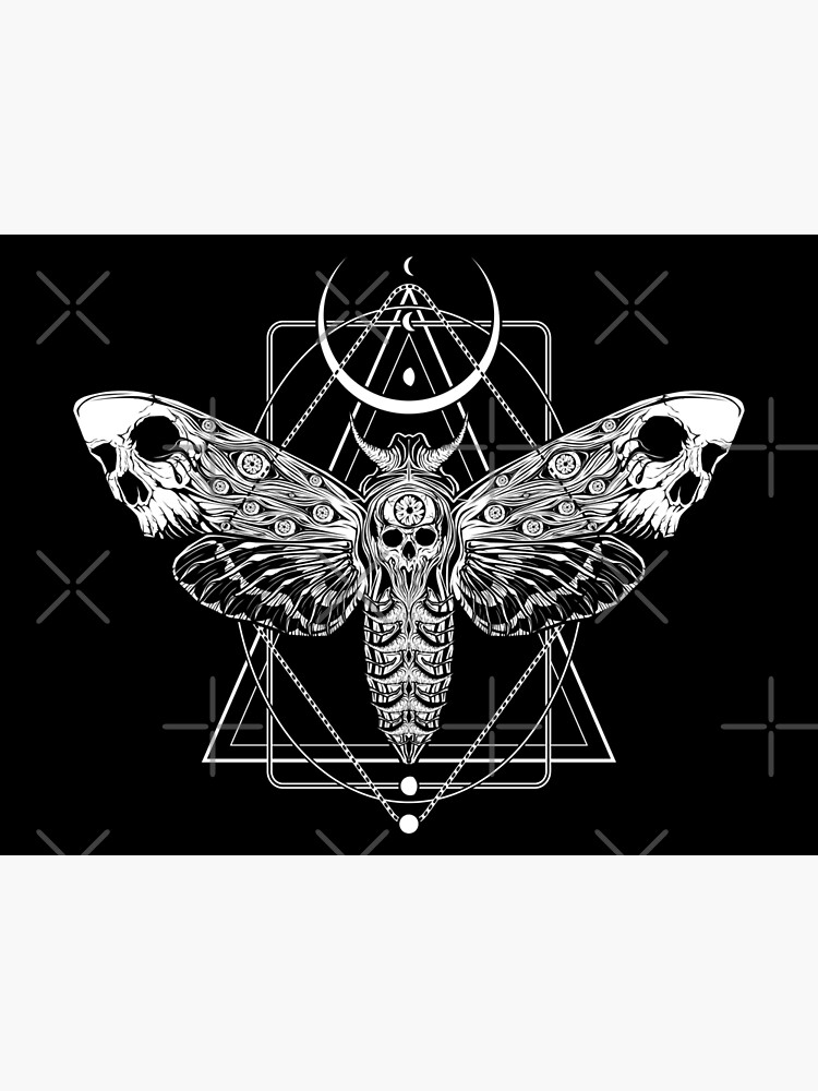 "Surreal Death Moth" Art Print by VonKowen | Redbubble