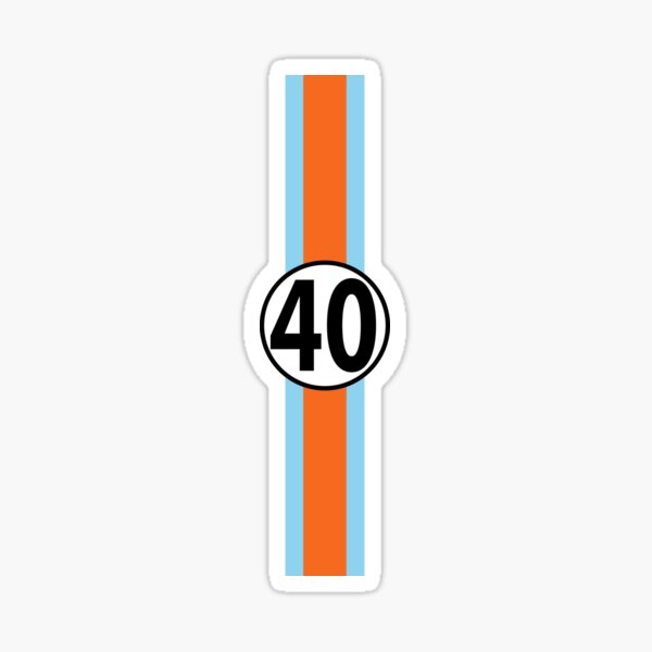 Gulf Racing Stickers | Redbubble