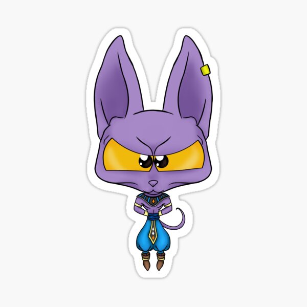 "Beerus - Dragon Ball" Sticker for Sale by AlaakUnivers | Redbubble