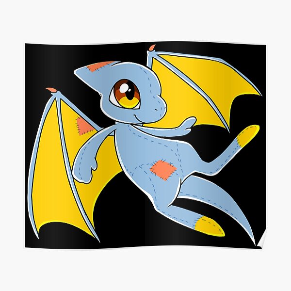 "Shoyru - Plushie" Poster by Draikinator | Redbubble