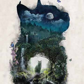 "The Cat Realm" Poster for Sale by barrettbiggers | Redbubble