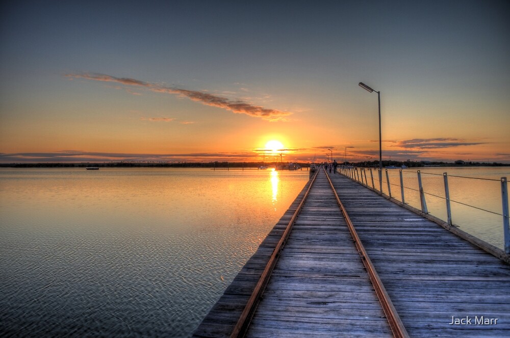 "Port Broughton Jetty at Sunset" by Jack Marr | Redbubble