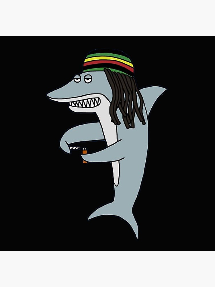 "reggae shark" Poster for Sale by jarabbuu | Redbubble